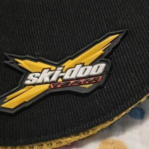 Ski-Doo | Accessories | Skidoo Rev Xp Brp Black Yellow Fitted Hat Cap ...